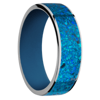 Titanium + Polish Finish + Ridgeway Blue | REVOLUTION