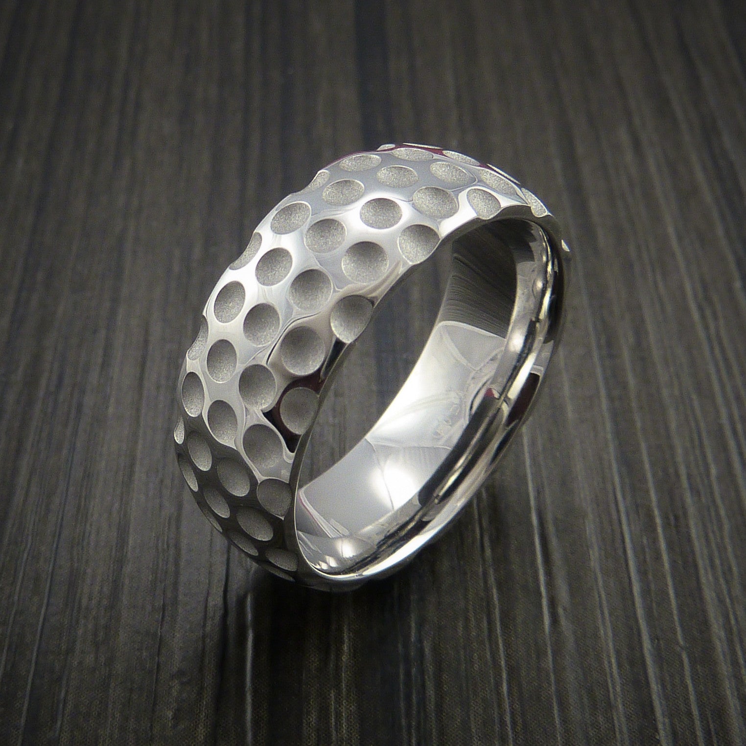 Inconel Golf Inspired Golf Ball Sport Men's Ring | Revolution Jewelry