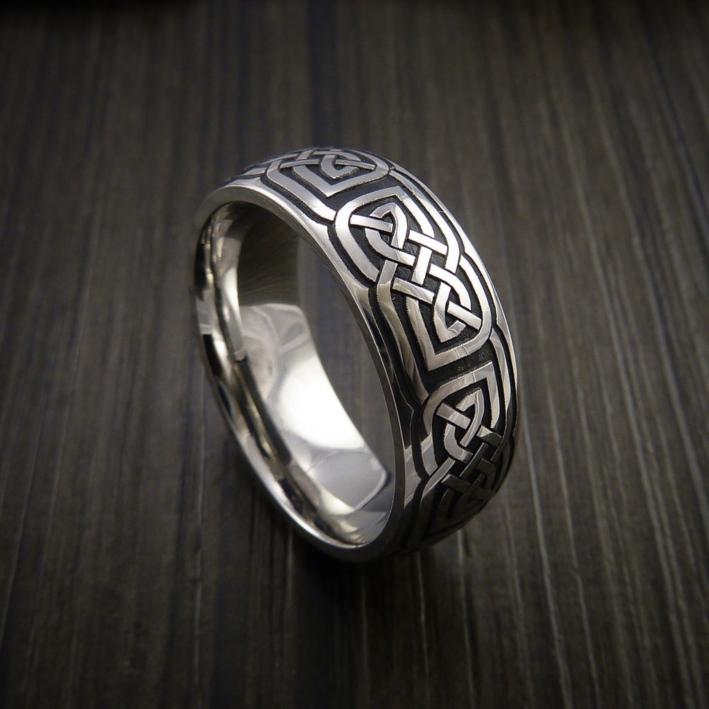 Custom celtic wedding rings store
